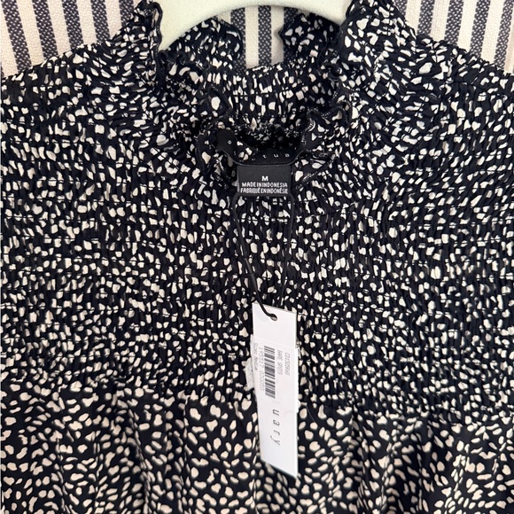 Sanctuary | Dresses | Brand Sanctuary Black Cream Polka Dot Mini Dress ...